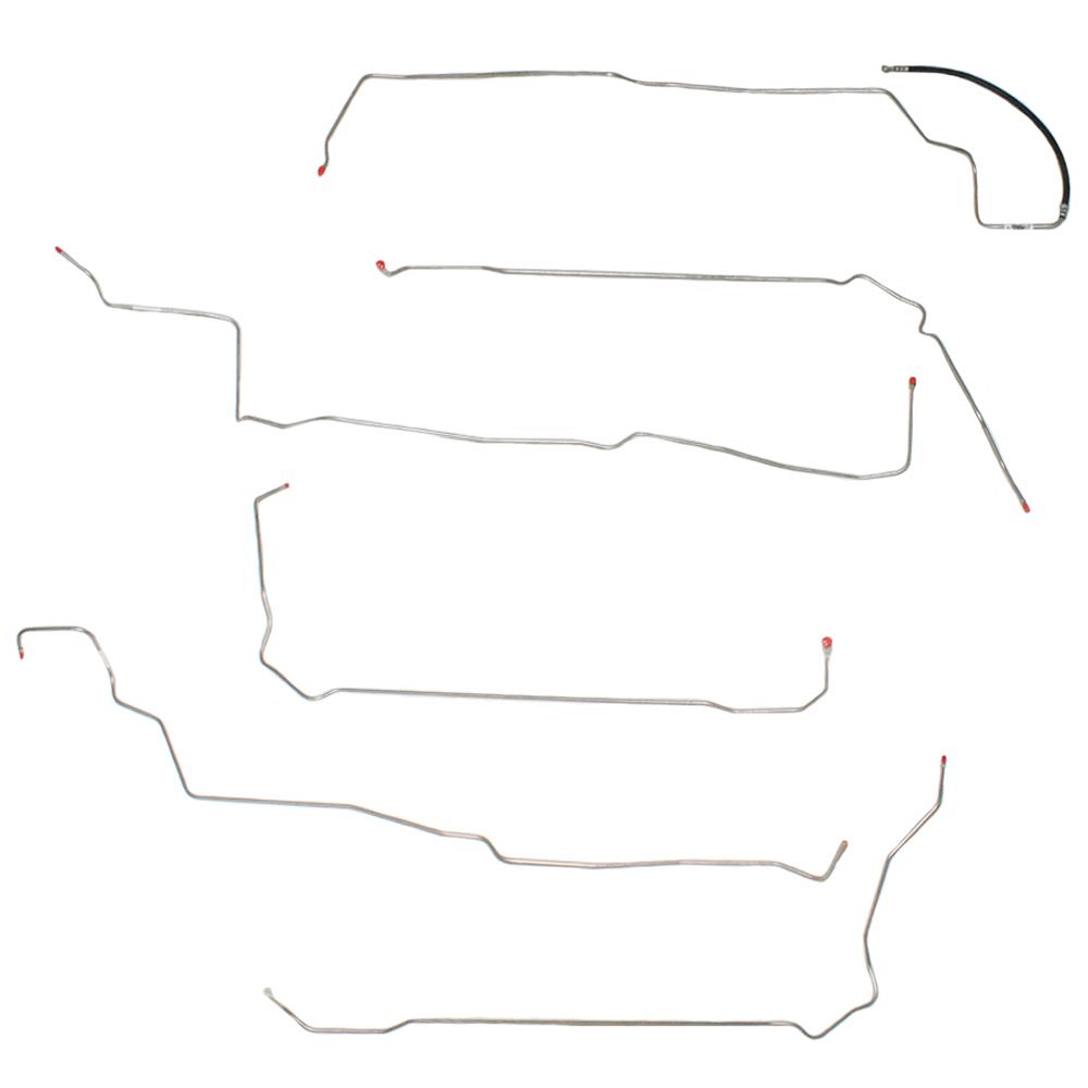 Fine Lines ZGL9404SS Fine Lines Fuel Line Kits | Summit Racing