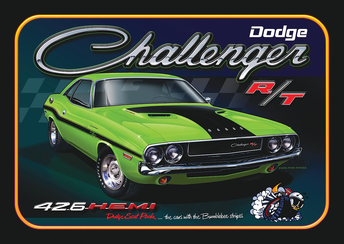 Summit Gifts DG-01 Dodge Challenger R/T Steel Sign | Summit Racing