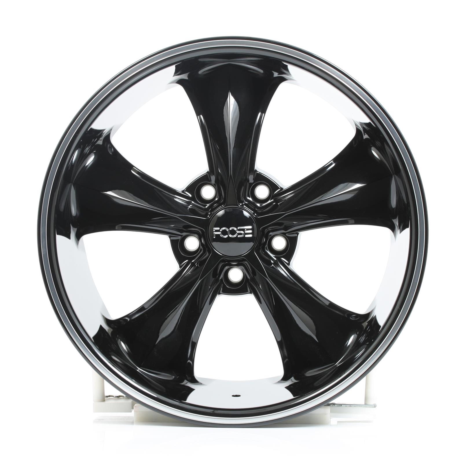 Foose F10418806145 Foose Legend Series Black Wheels With Machined Lip ...