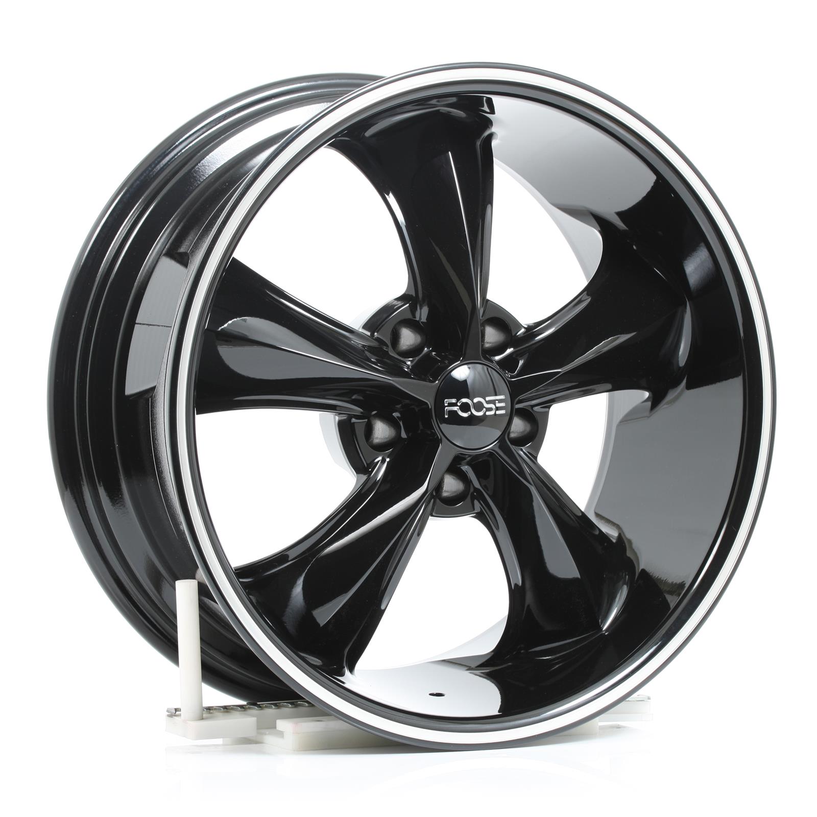 Foose F10418806145 Foose Legend Series Black Wheels With Machined Lip ...