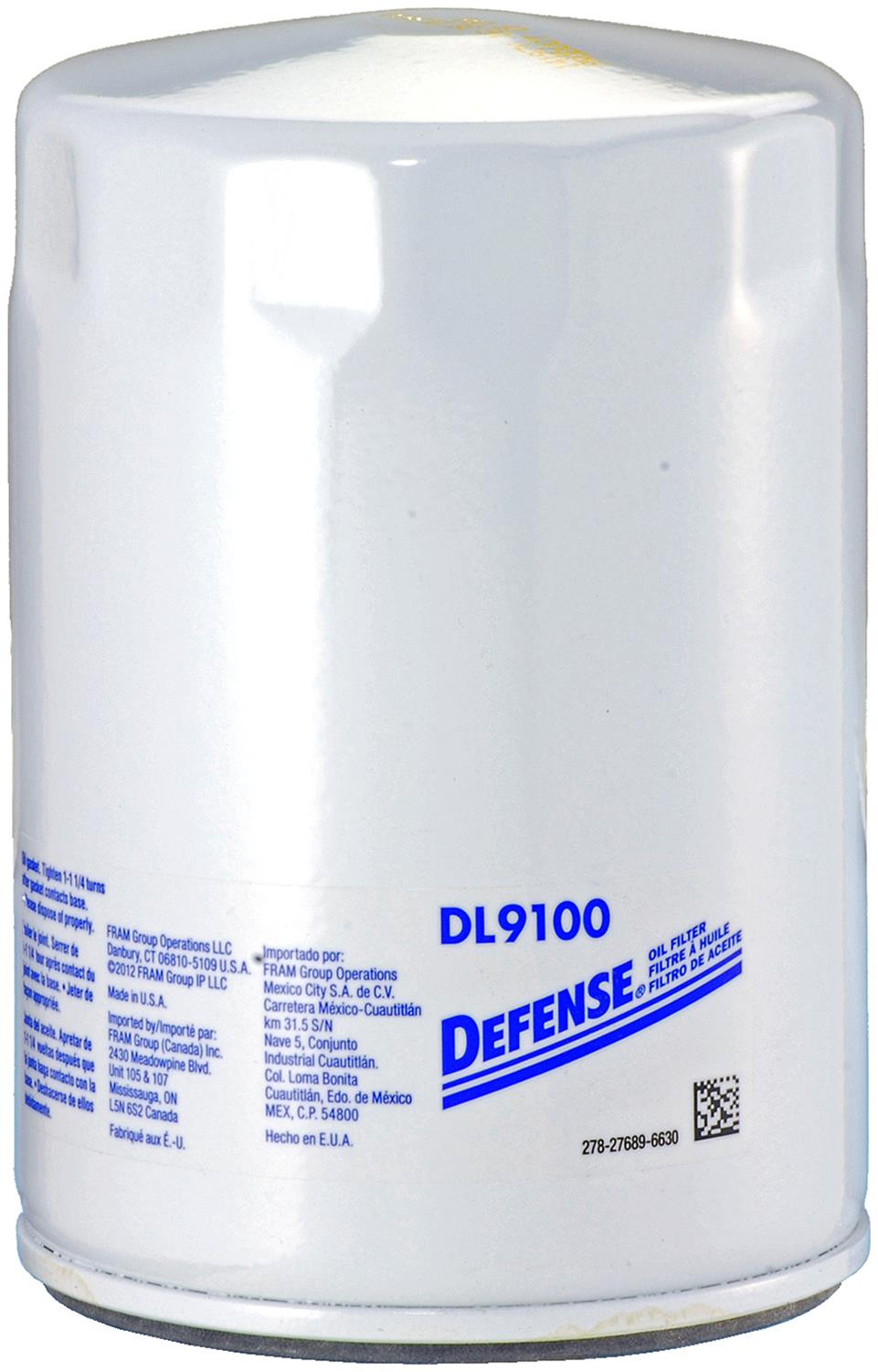 Fram DL9100 Fram Defense Oil Filters | Summit Racing