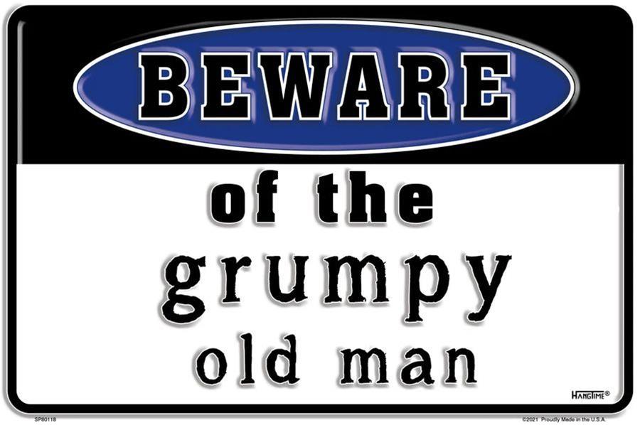Summit Gifts SPS80118 Beware of Grumpy Old Man Sign | Summit Racing