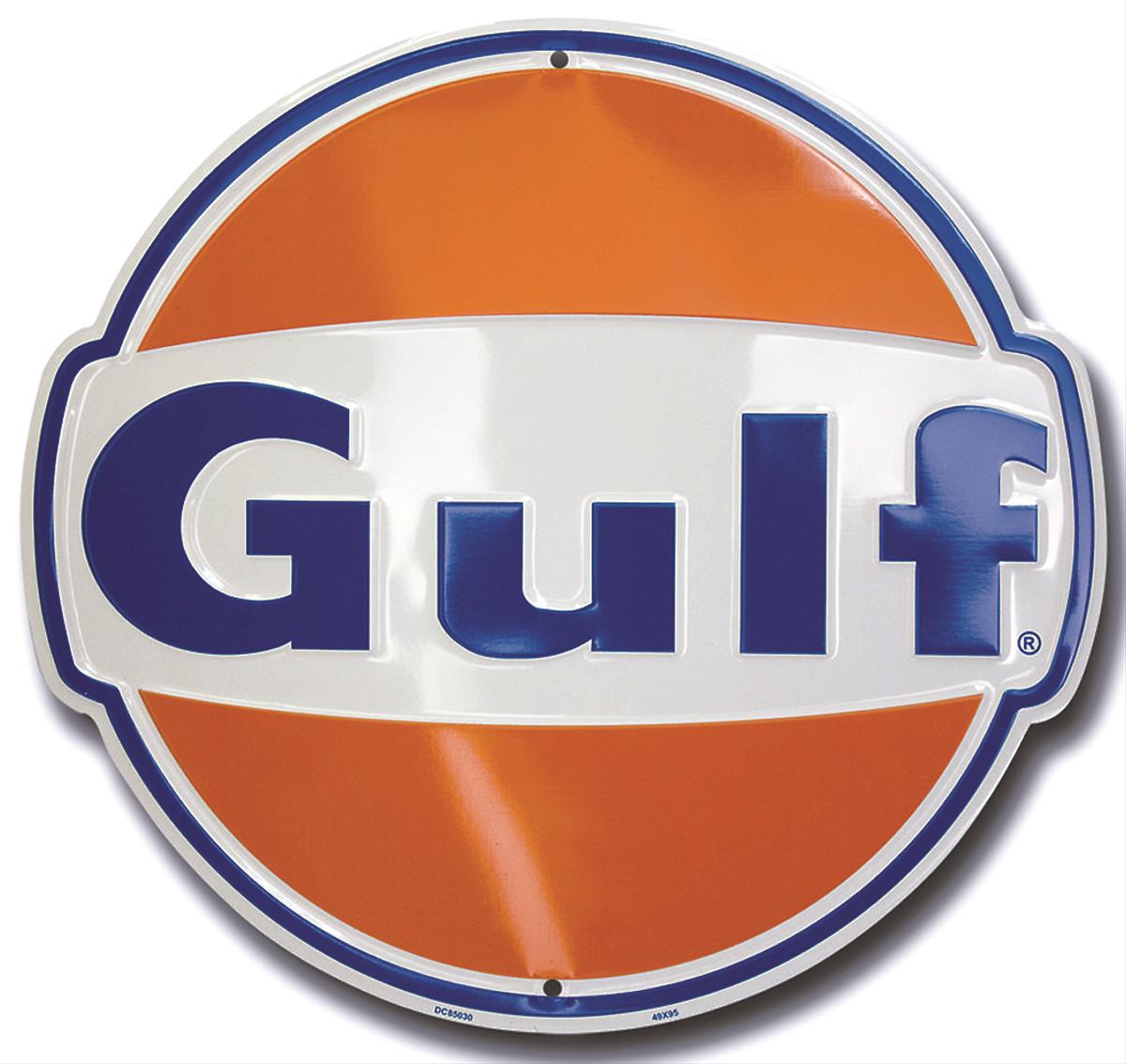 Summit Gifts SR85030 Gulf Embossed Aluminum Sign | Summit Racing