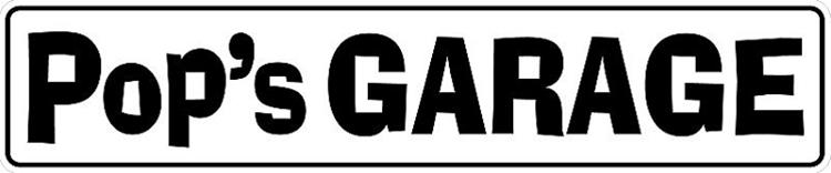 Summit Gifts SSPG Pop's Garage Street Sign | Summit Racing