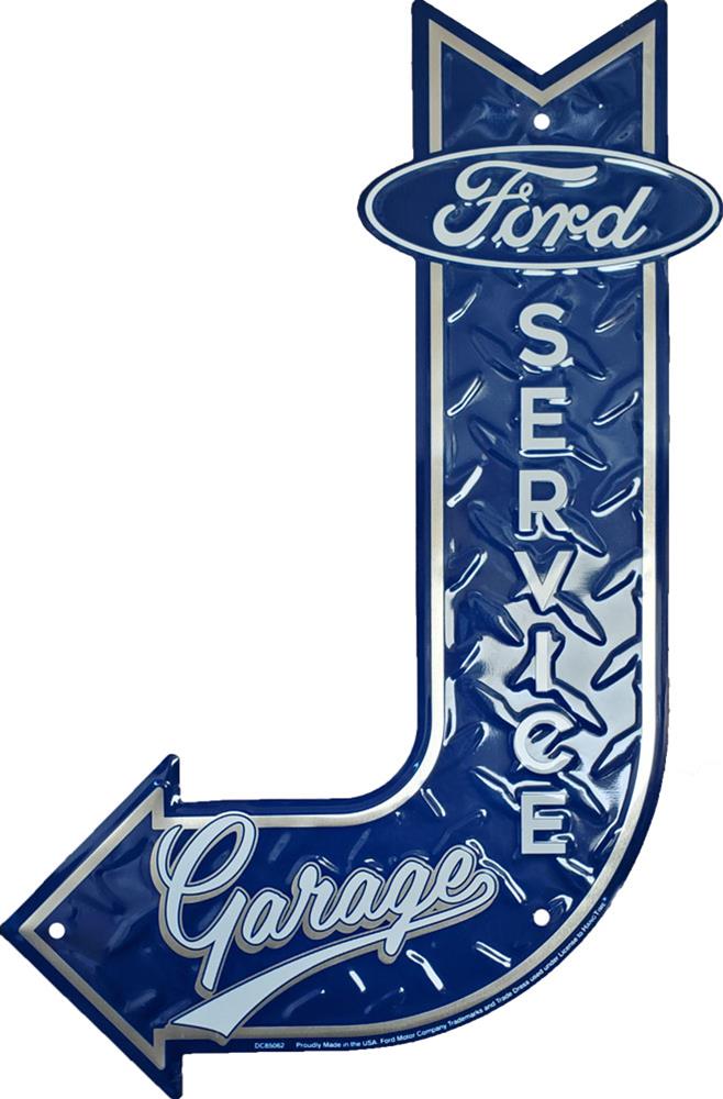 Summit Gifts SY85062 Bent Arrow Ford Service Metal Sign | Summit Racing