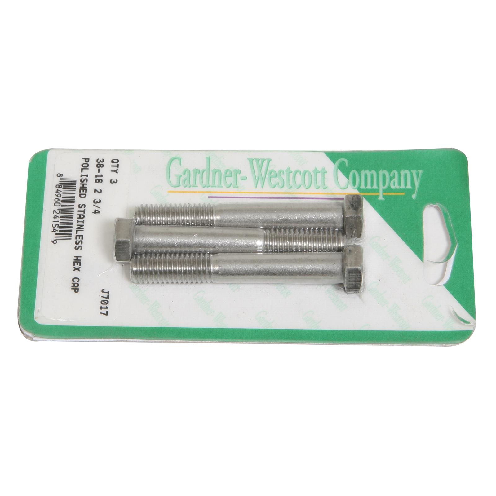 Gardner-Westcott Company J7017 Gardner-Westcott Bolts and Screws ...