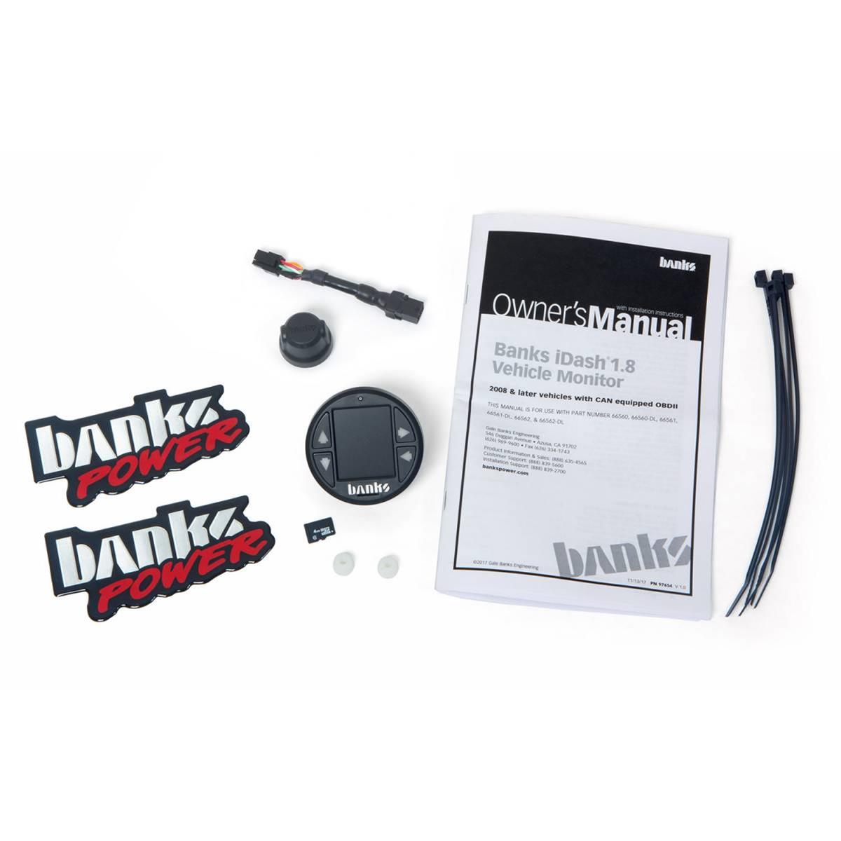 Banks Power 66761 Banks Power iDash 1.8 DataMonster Gauges | Summit Racing