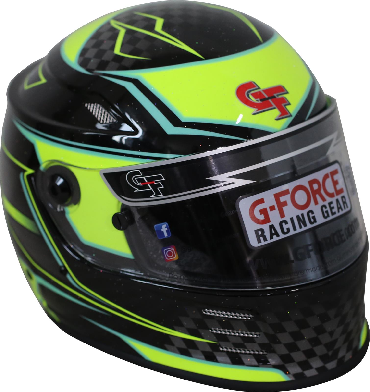 G-FORCE Racing 13005LRGYL G-FORCE REVO Graphics SA2020 Helmets | Summit ...