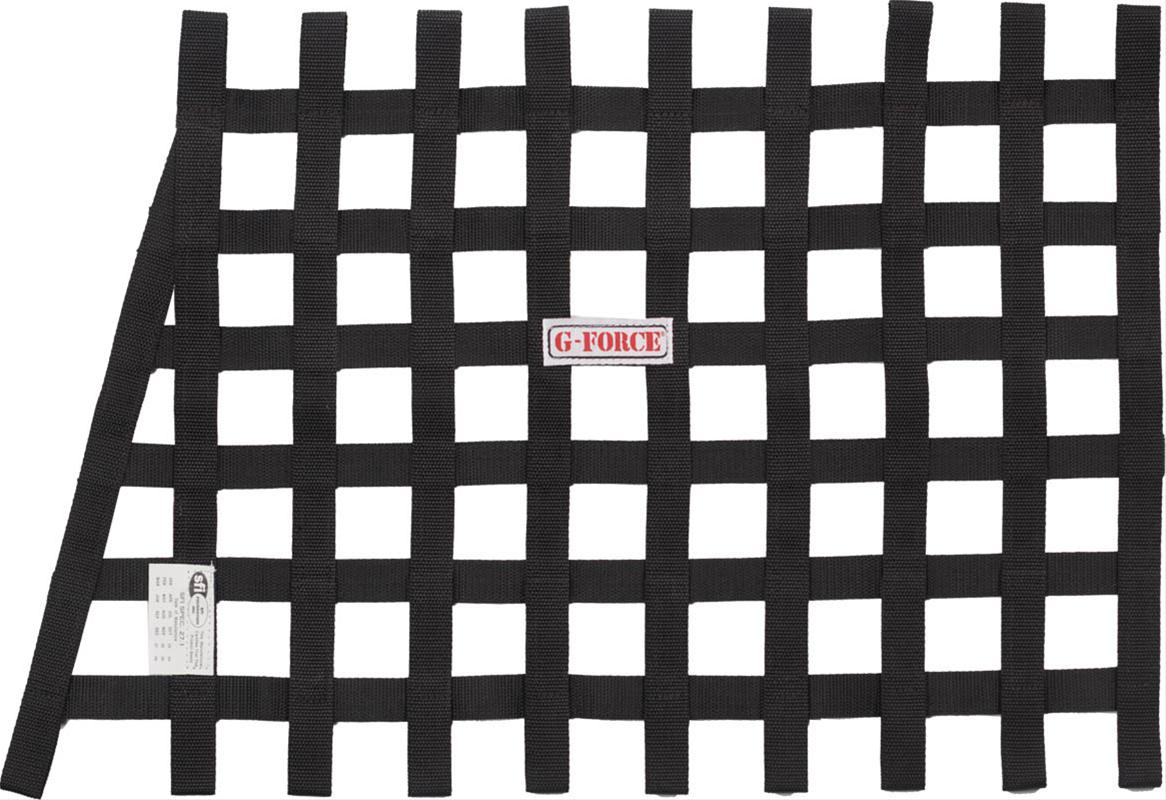 G-FORCE Racing 4134BK G-FORCE Ribbon Window Nets | Summit Racing