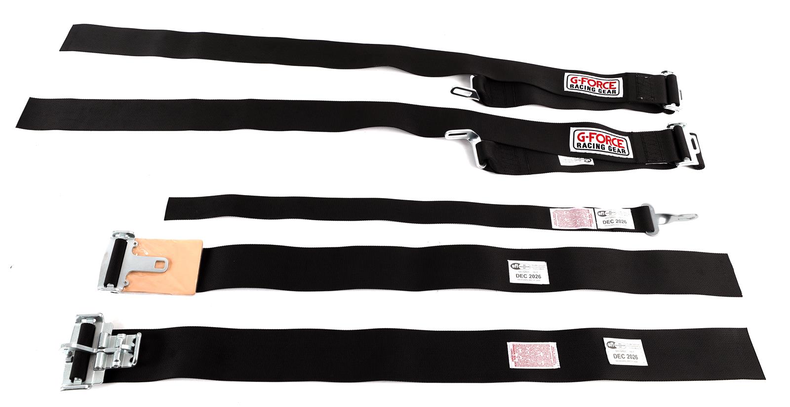 G-FORCE Racing 5000BK G-FORCE Latch and Link Individual Shoulder ...