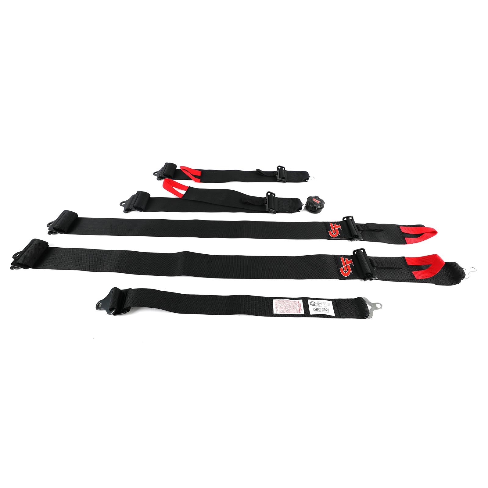 G-FORCE Racing 7000BK G-FORCE Camlock Harnesses | Summit Racing