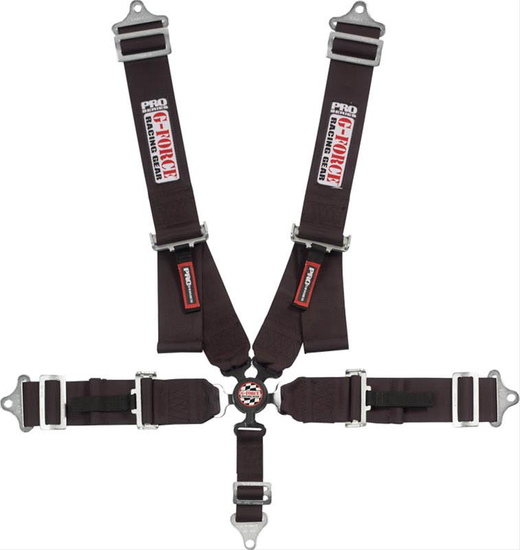 G-FORCE Racing 7000BK G-FORCE Camlock Harnesses | Summit Racing