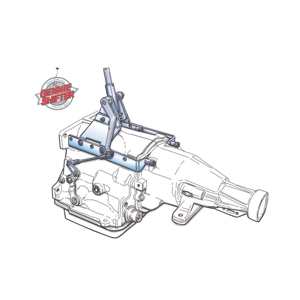 Gennie Shifter 1024-3 Gennie Shifter Mounting Bracket Kits | Summit Racing