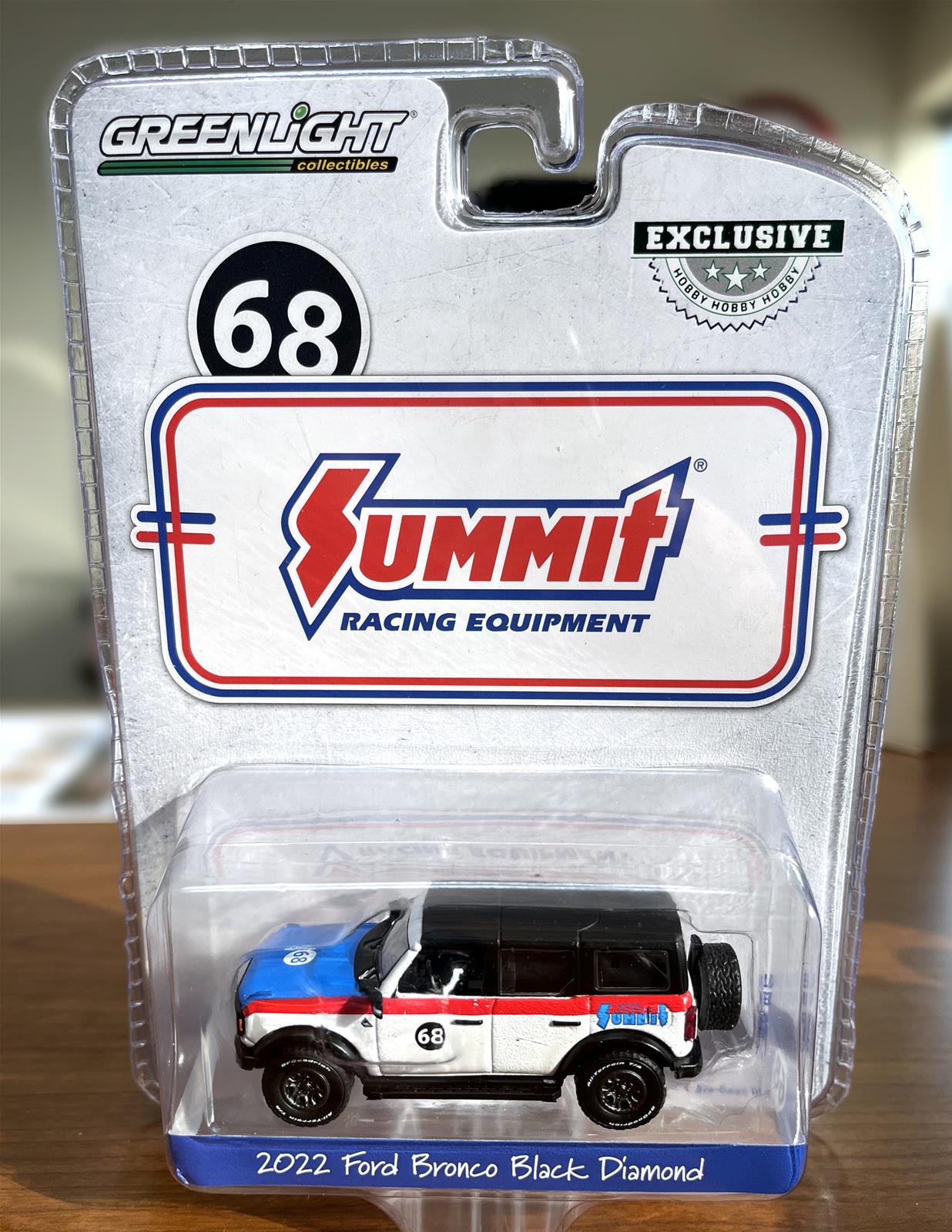 Summit Racing 30447 1:64 Scale 2022 Ford Bronco Black Diamond Diecast ...