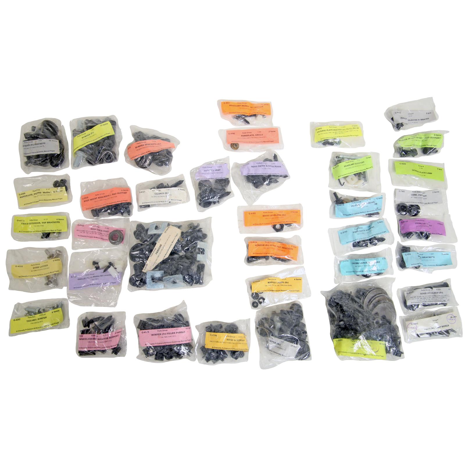 Goodmark GMK403395871S Goodmark 1971-72 Chevelle Body Hardware Kits ...