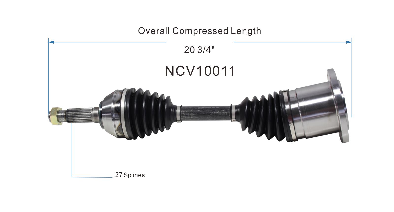 1980 BUICK RIVIERA GSP North America Co Inc. NCV10011 GSP New CV Axle ...