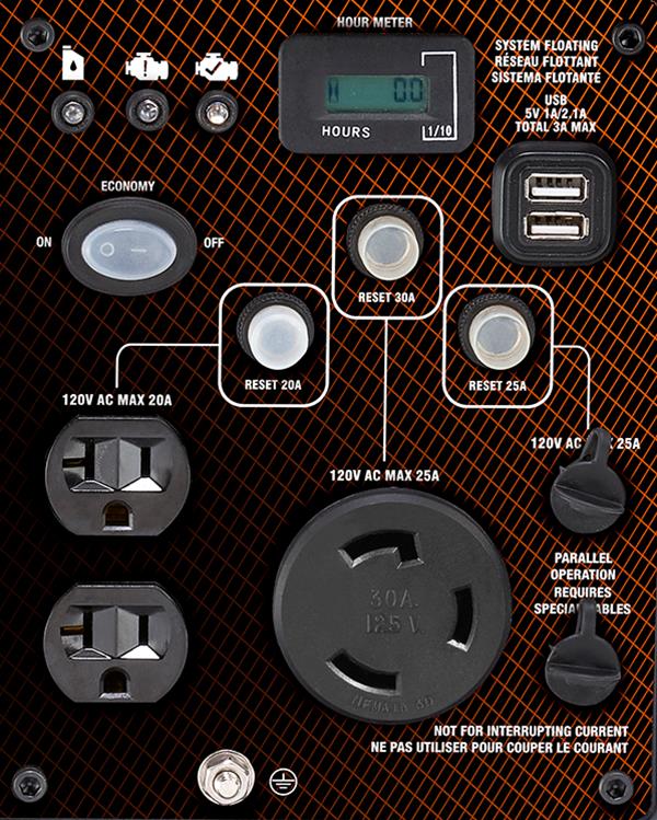 Generac 7128 Generac GP Series Portable Generators | Summit Racing