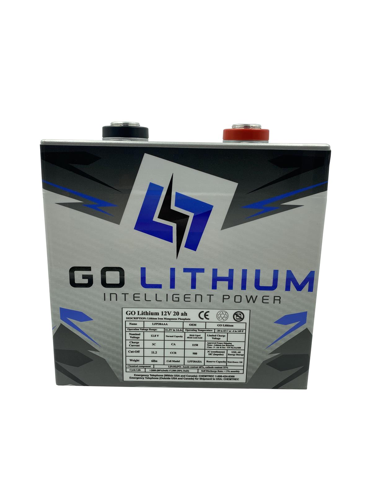 Go Lithium GOL12VGEN2 Go Lithium 12 V GEN 2 Batteries | Summit Racing