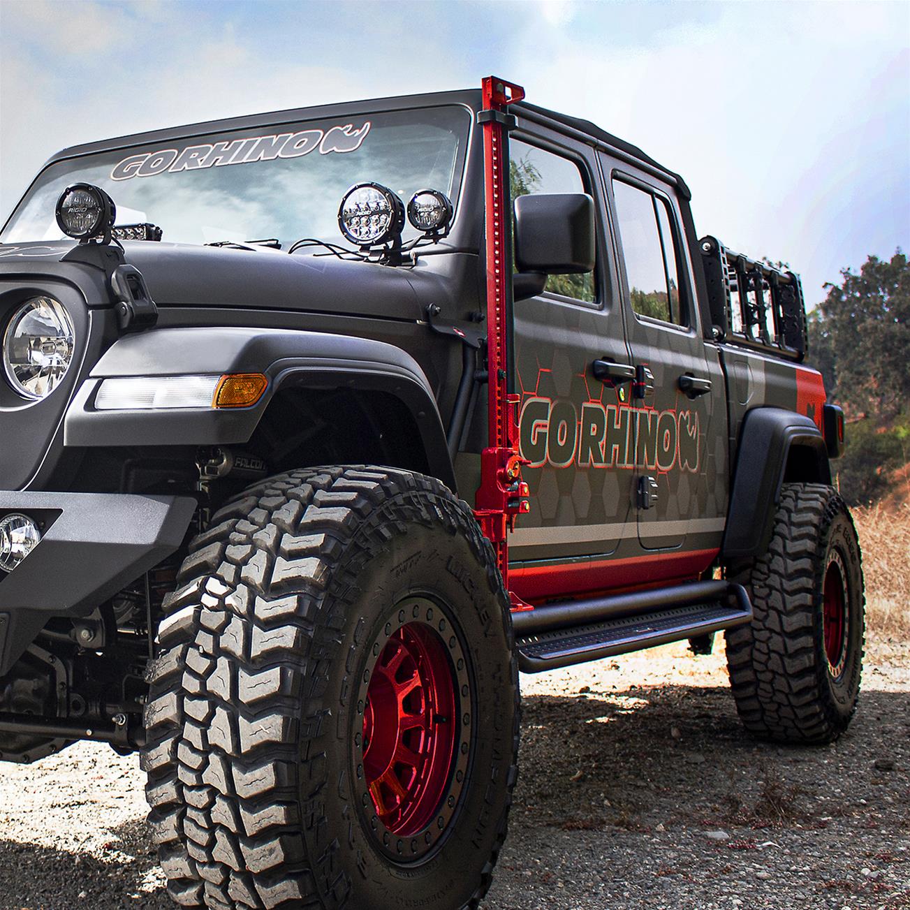 Go Rhino 701001T Go Rhino Jack Mounts | Summit Racing