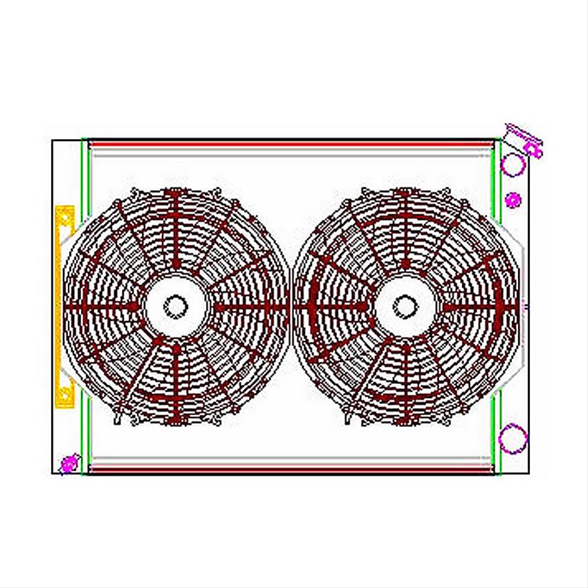 Griffin Thermal Products CU-70019-LS Griffin Performance Fit Radiator ...