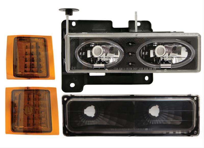 Matrix MTX-09-1298-B Matrix Diamond-Style Headlamps | Summit Racing