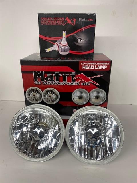 Matrix MTX-09-139-CP Matrix Sealed Beam Conversion Headlights | Summit ...