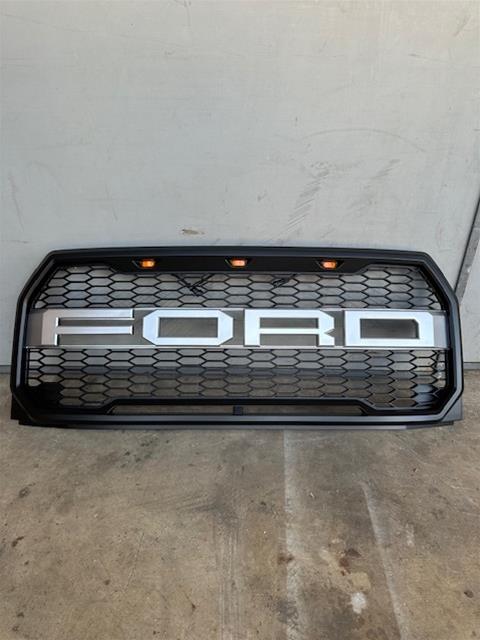 Matrix MTX-17-5018-SLV Matrix ABS One-Piece Grille Shells | Summit Racing