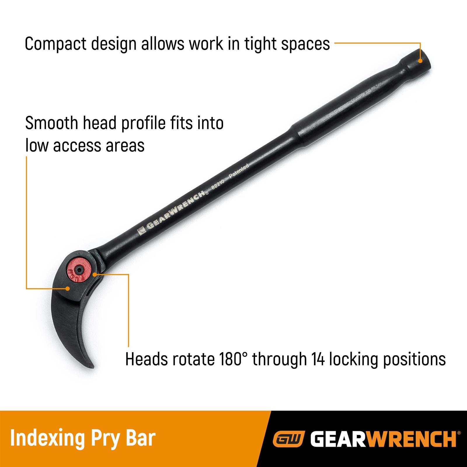 Gearwrench 82301D GearWrench Indexing Pry Bars | Summit Racing