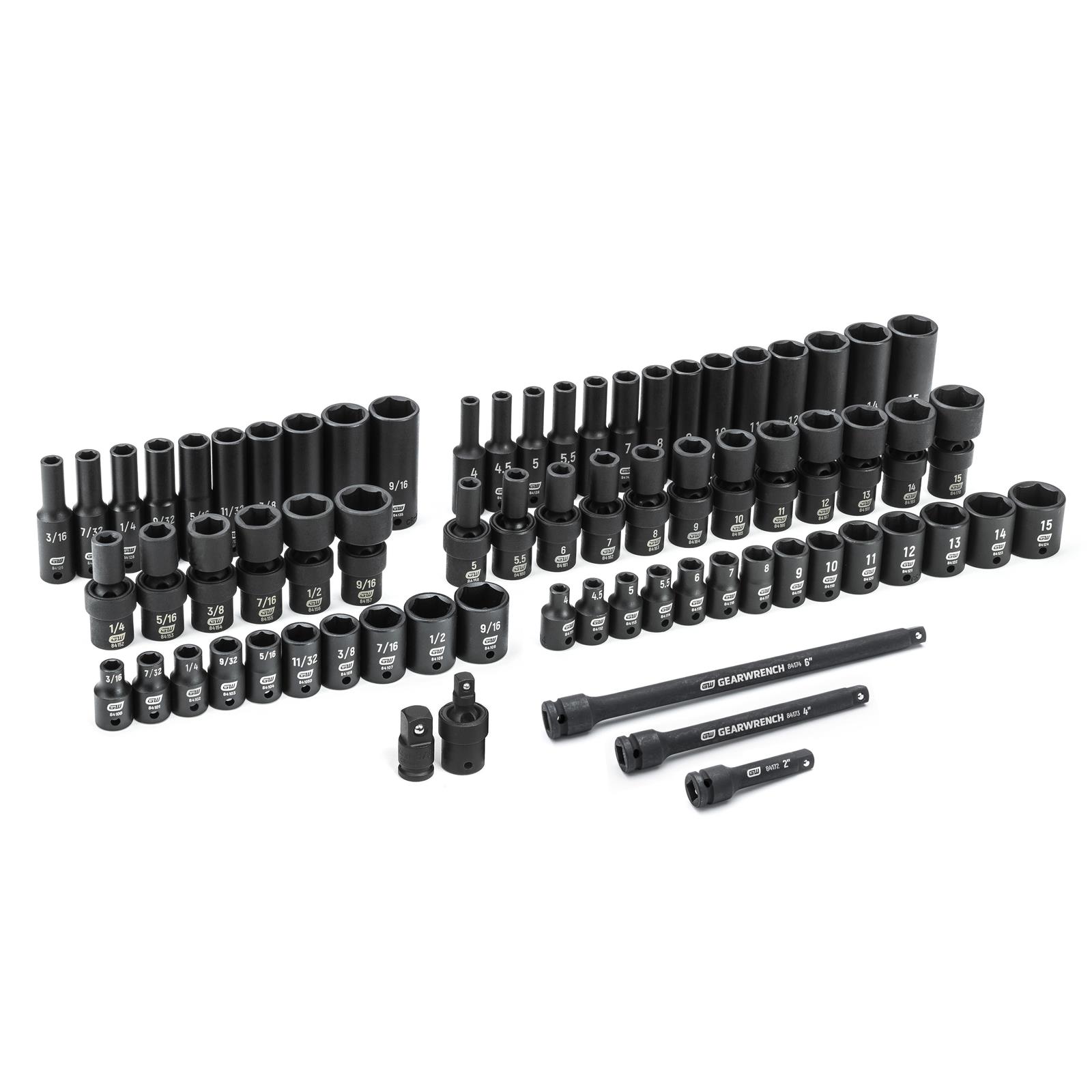 Gearwrench 84903 GearWrench Impact Socket Sets | Summit Racing