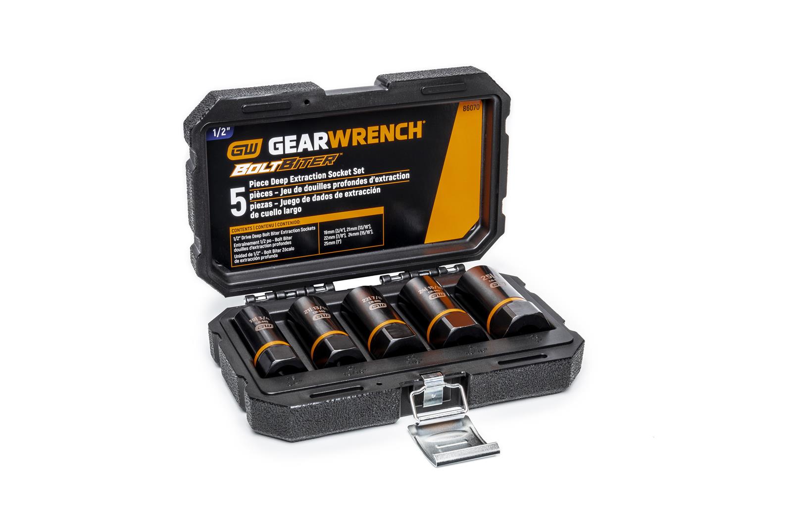 Gearwrench 86070 GearWrench Bolt Biter Extraction Socket Sets | Summit ...