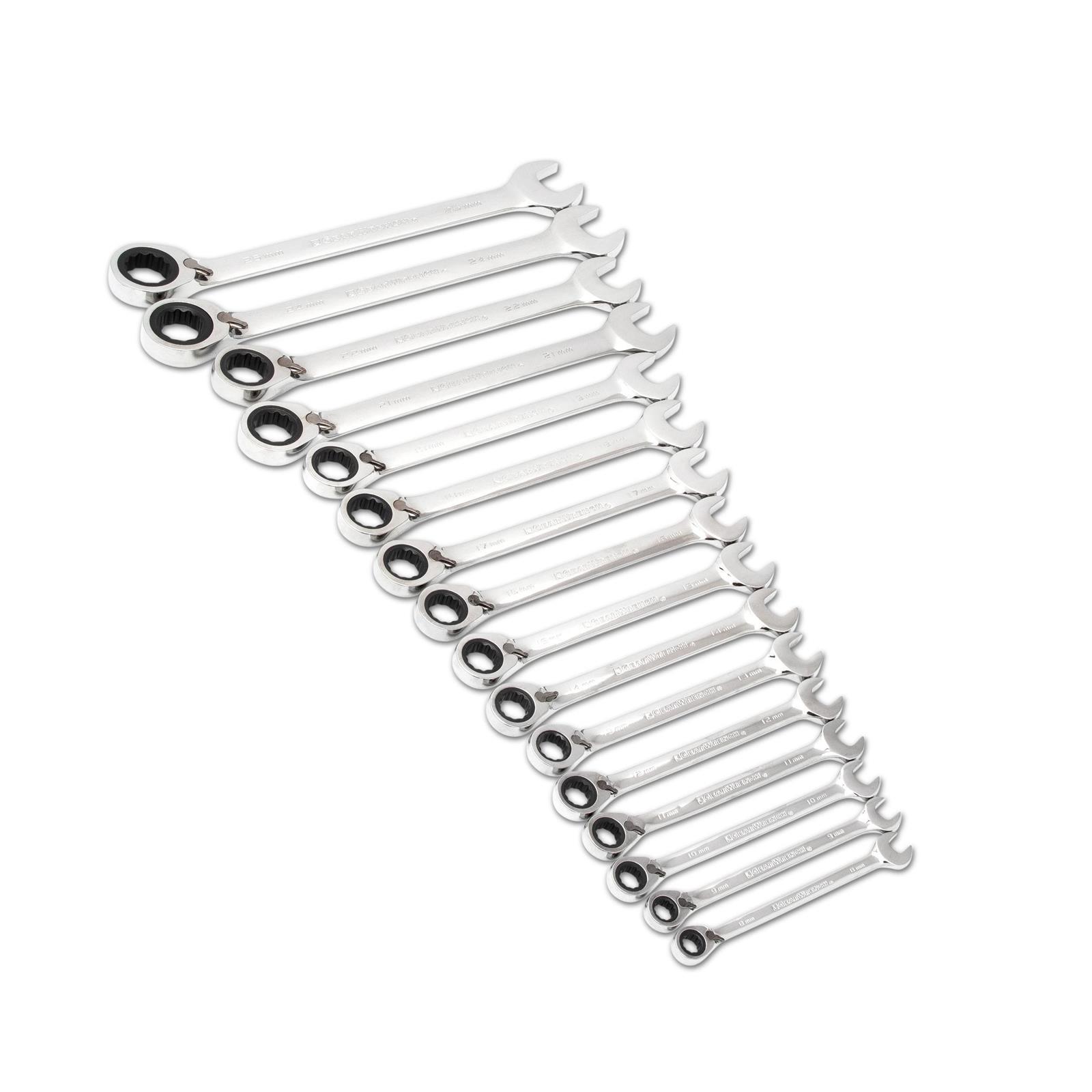 Gearwrench 9602N GearWrench Reversible Ratcheting Combination Wrenches ...