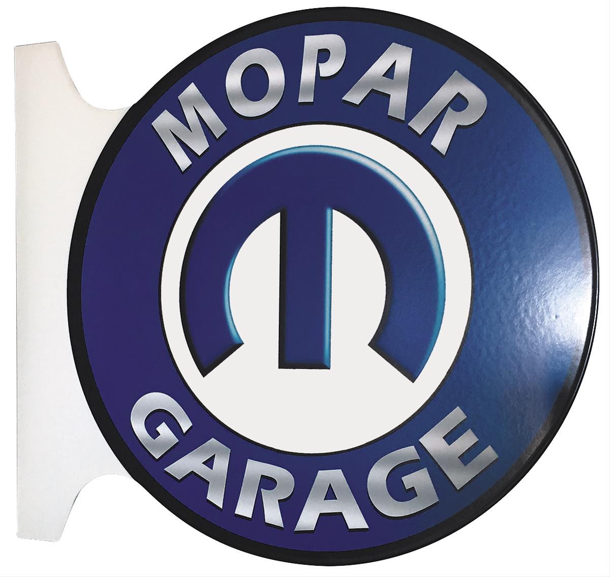Summit Gifts HM-28F Double-Sided Mopar Garage Flange Signs | Summit Racing