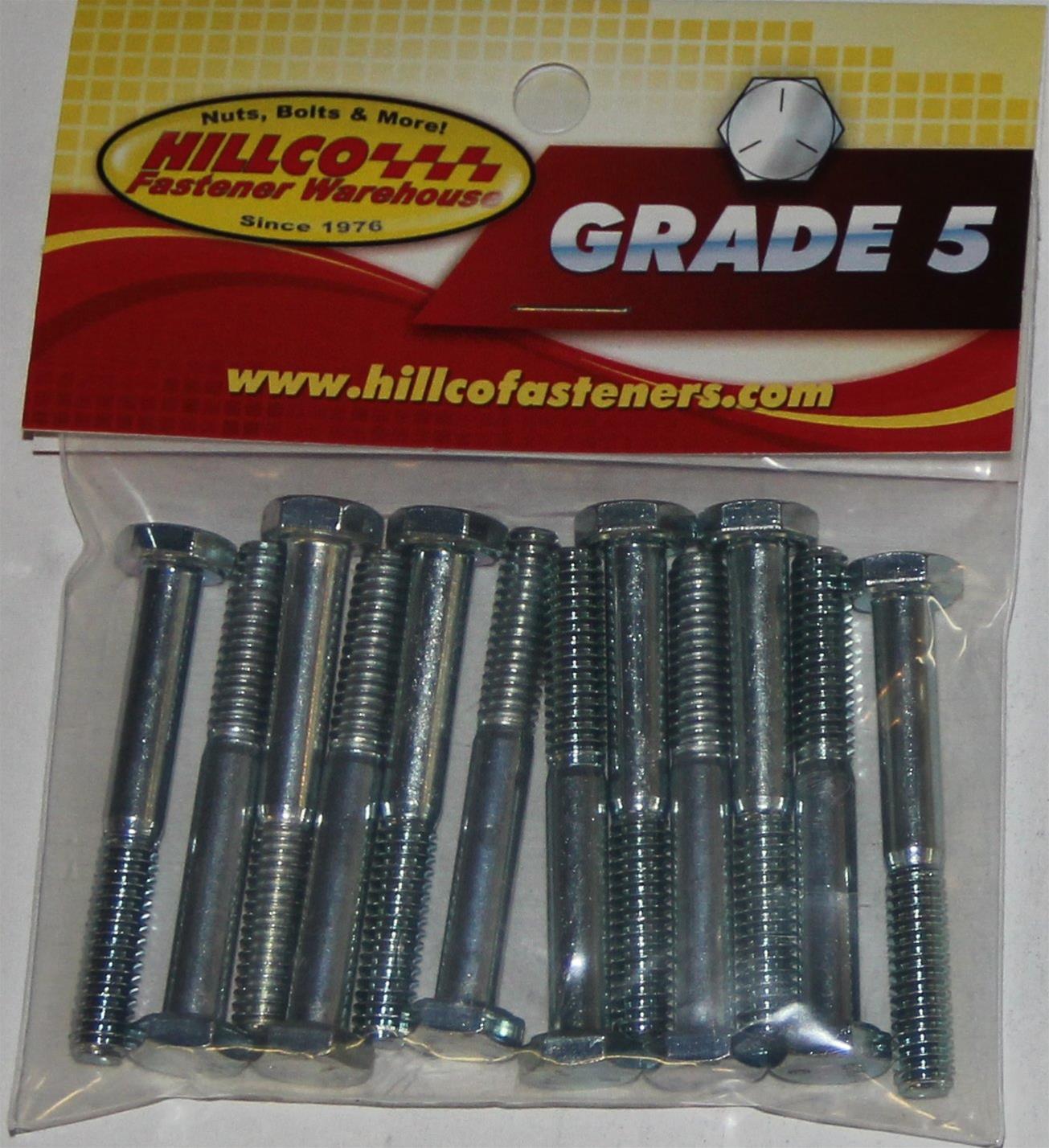 Hillco Fasteners HP5250C200 Hillco Fastener Grade 5 Hex Head Cap Screws ...