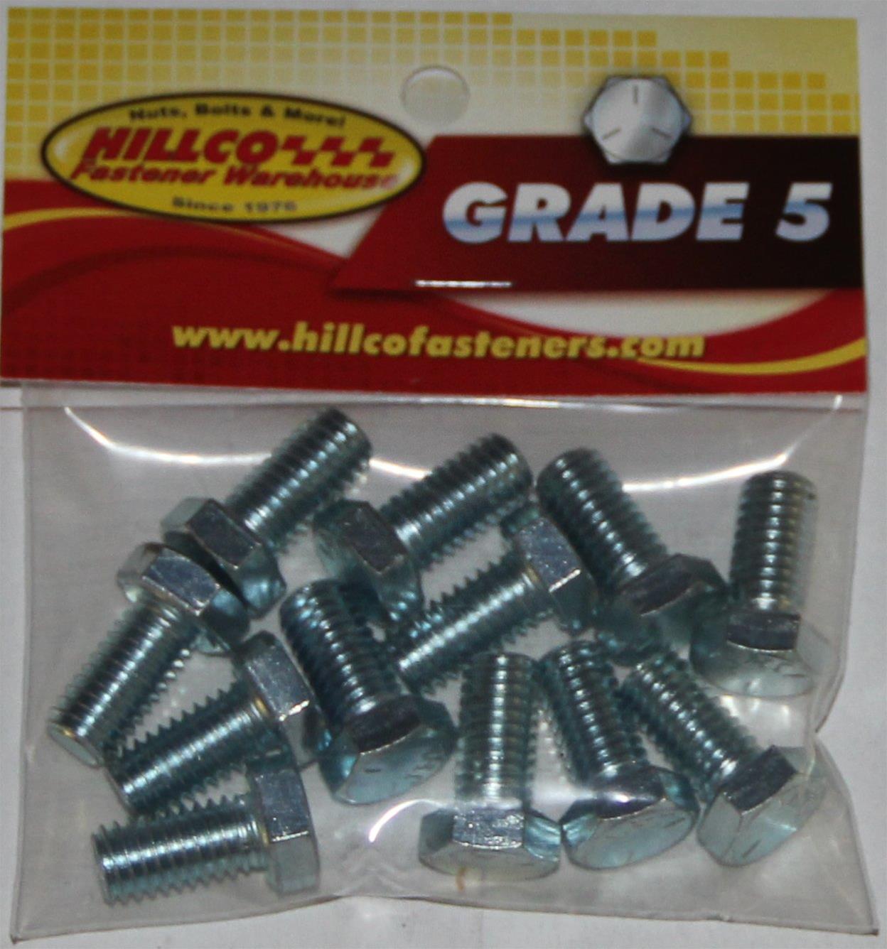 Hillco Fasteners HP5380C075 Hillco Fastener Grade 5 Hex Head Cap Screws ...