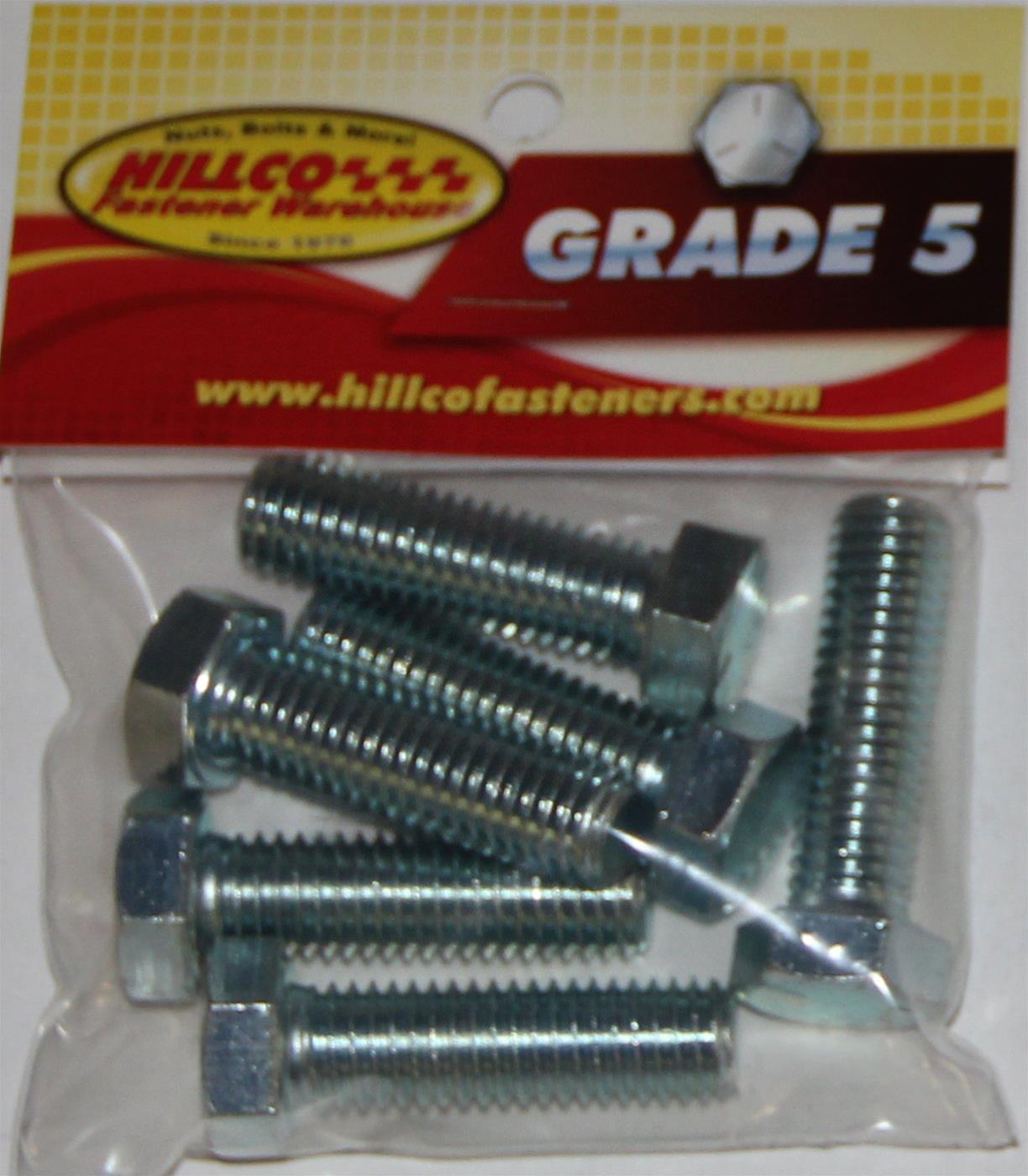 Hillco Fasteners HP5500C175 Hillco Fastener Grade 5 Hex Head Cap Screws ...