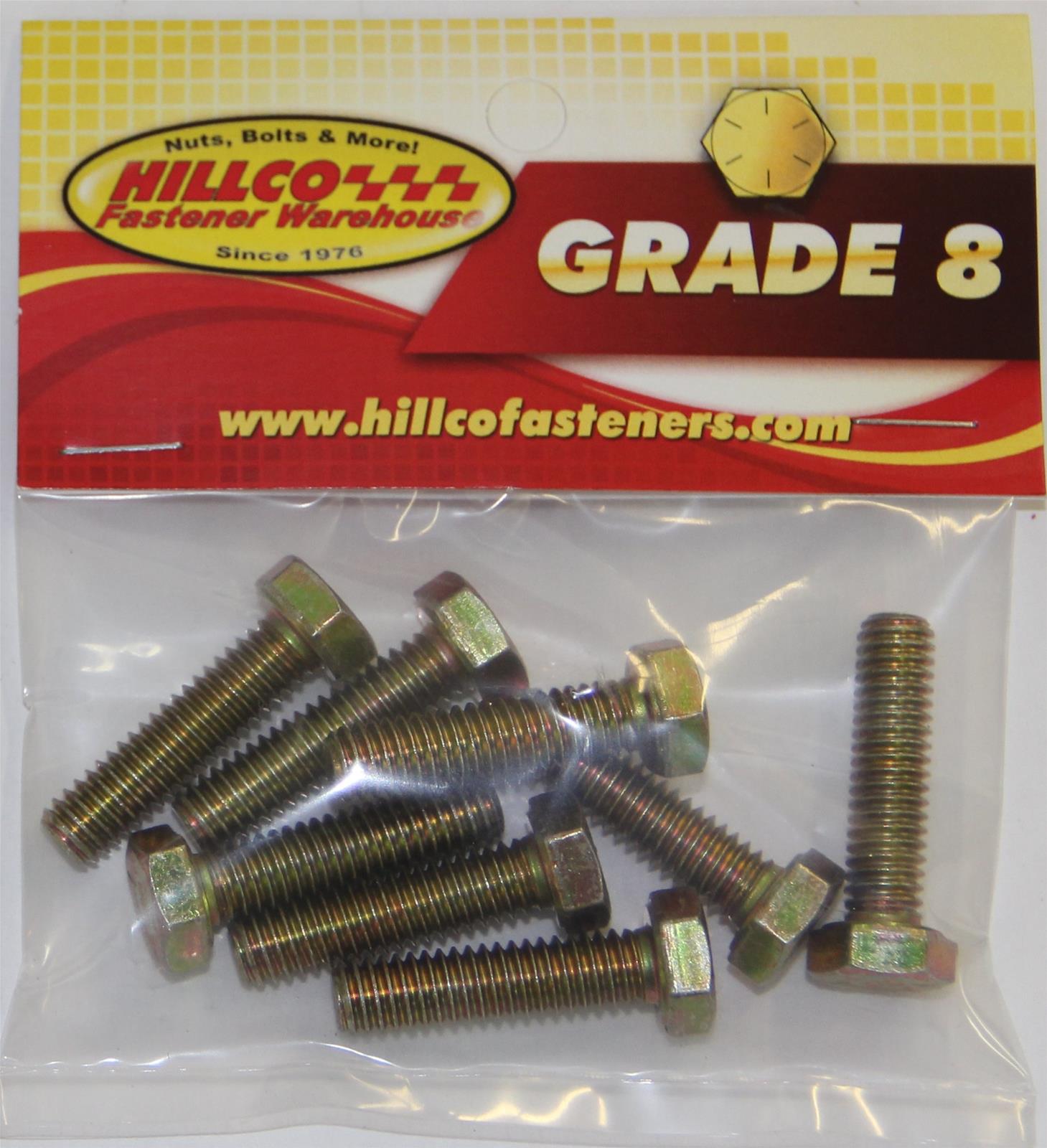 Hillco Fasteners HP8310C125 Hillco Fastener Grade 8 Hex Head Cap Screws ...