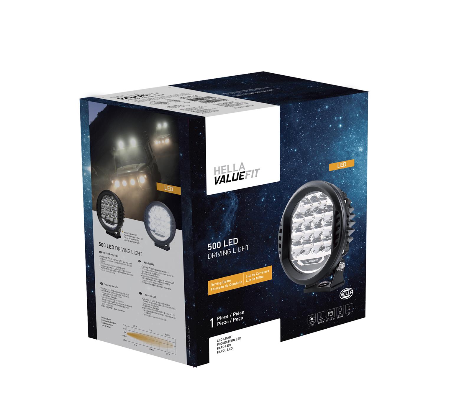 Hella 358117161 Hella ValueFit LED Lights | Summit Racing