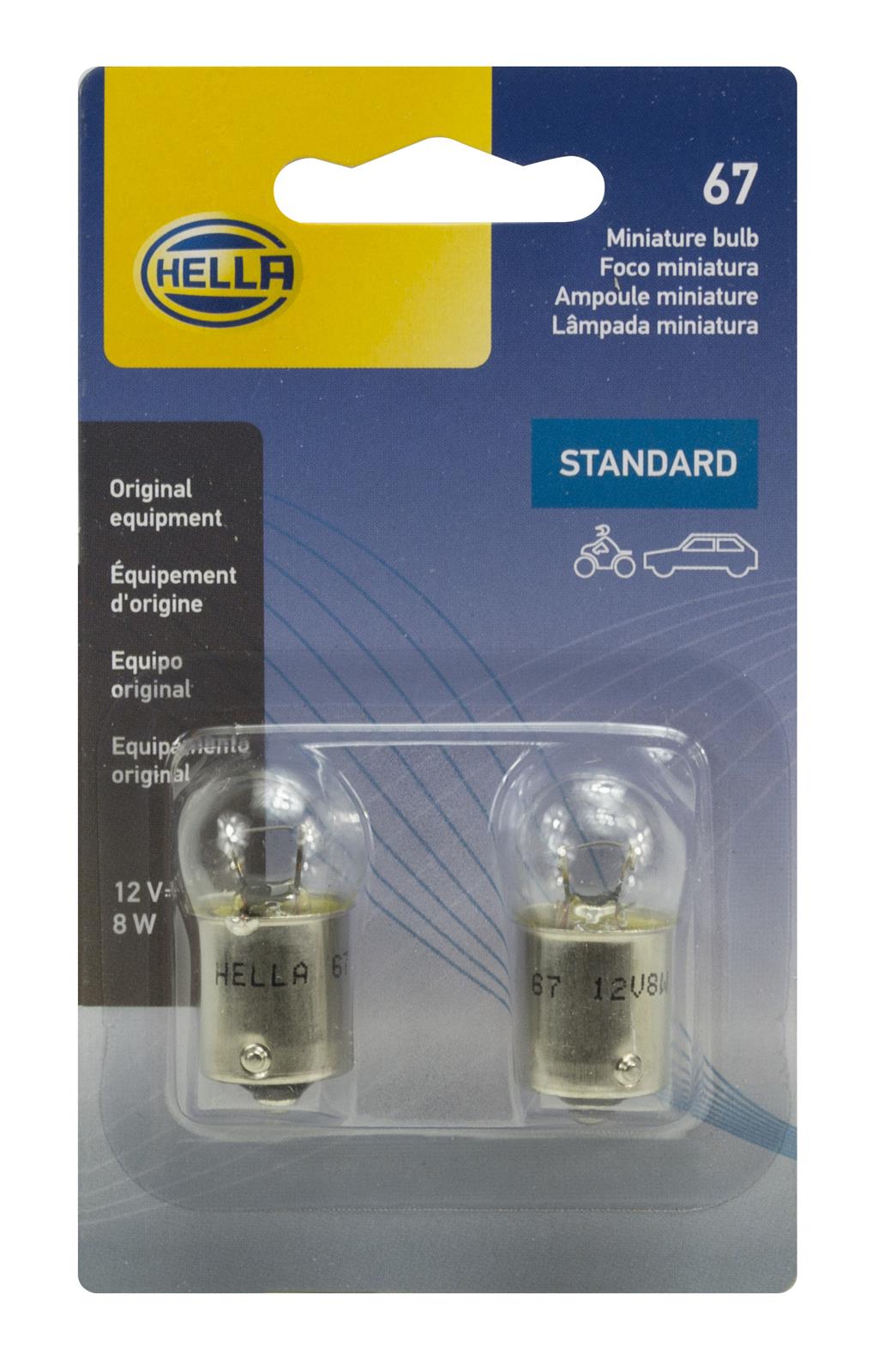 Hella 67TB Hella Standard Series Light Bulbs | Summit Racing