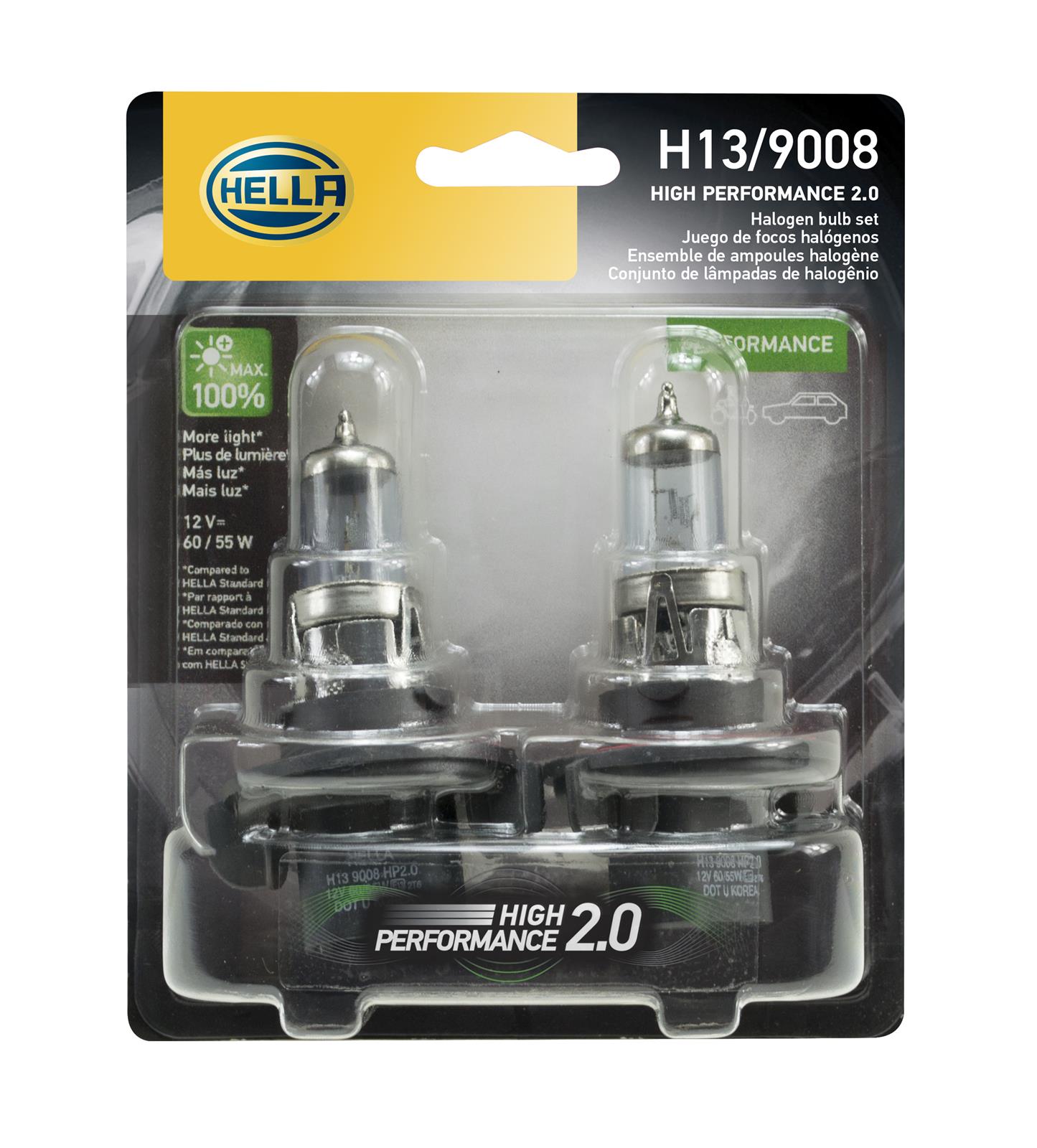 Hella H13 2.0TB Hella High Performance Series Light Bulbs | Summit Racing