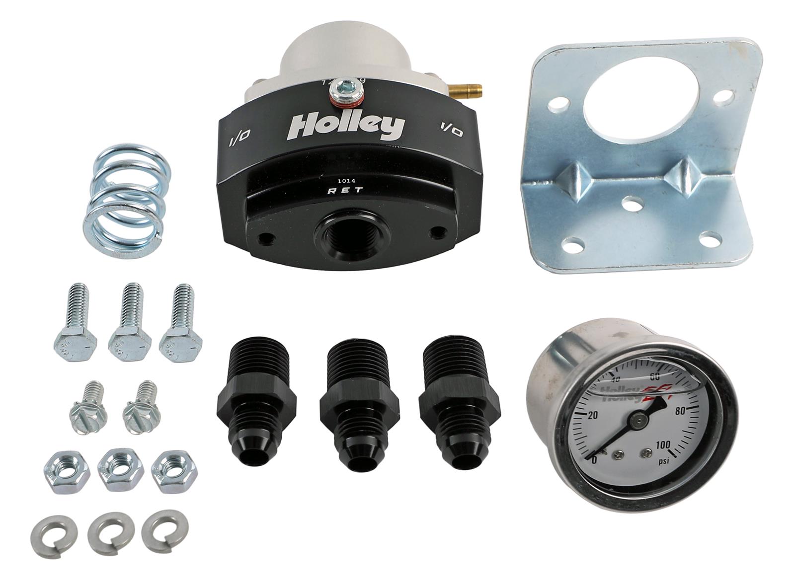Holley 12-879KIT Holley Billet EFI Return-Style Fuel Pressure ...