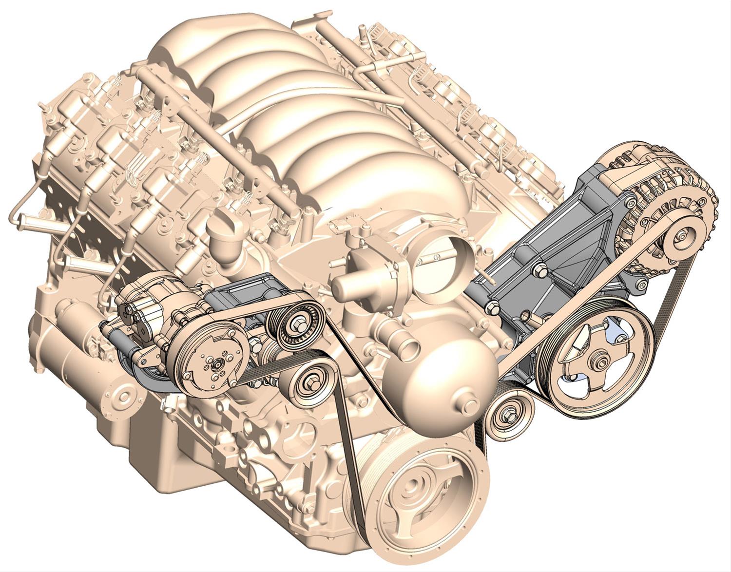 Holley 20-132 Holley LS Engine Accessory Drive Kits | Summit Racing