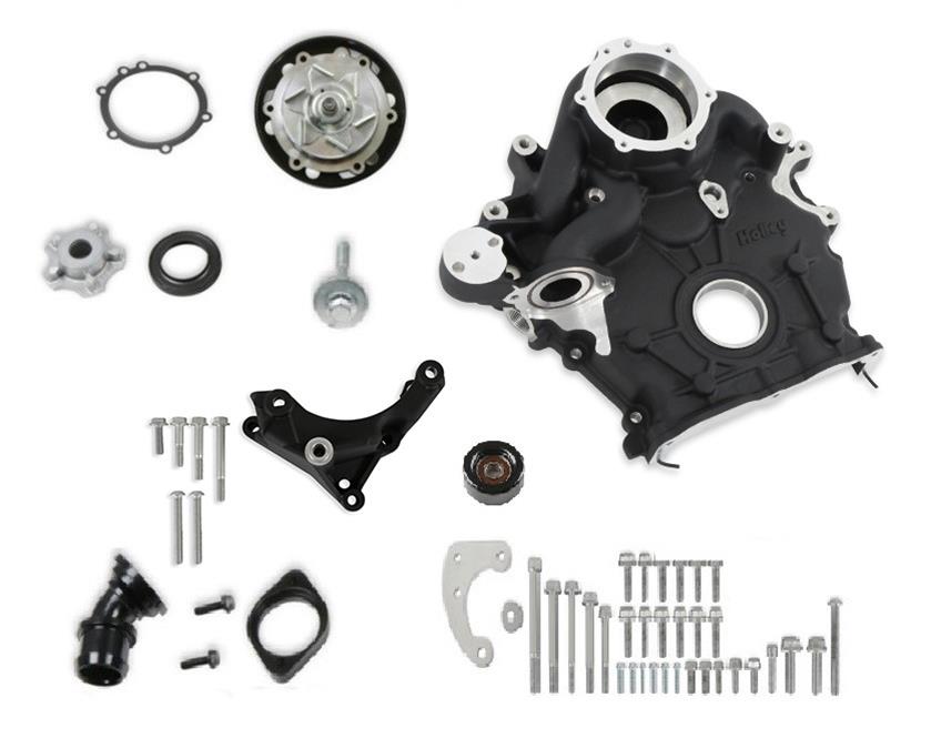 Holley 20-300BK Holley High-Mount Base Accessory Drive Kits | Summit Racing