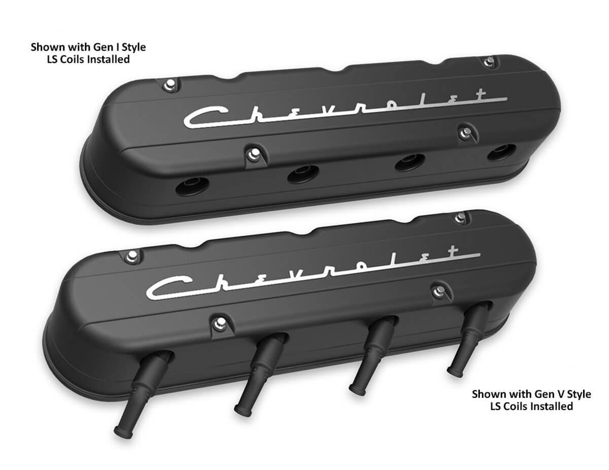 Holley 241-177 Holley Aluminum LS Valve Covers | Summit Racing