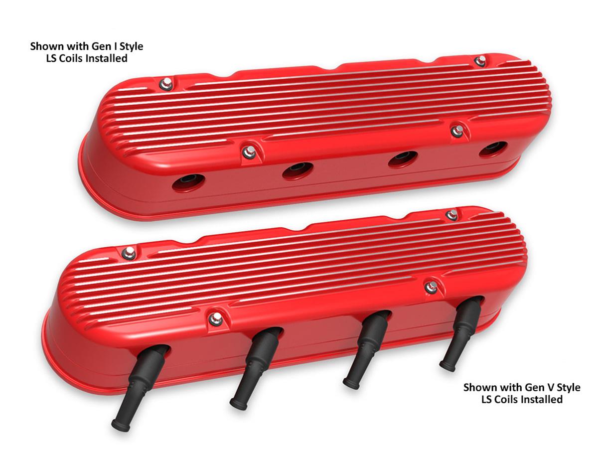 Holley 241-184 Holley Aluminum LS Valve Covers | Summit Racing