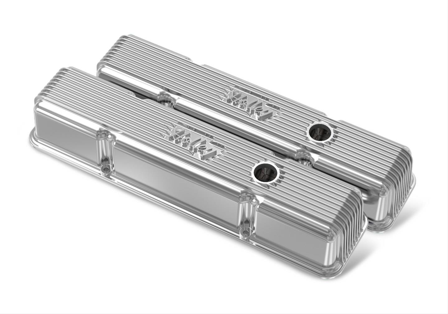 CHEVROLET Holley 241-241 Holley Vintage Series Valve Covers | Summit Racing