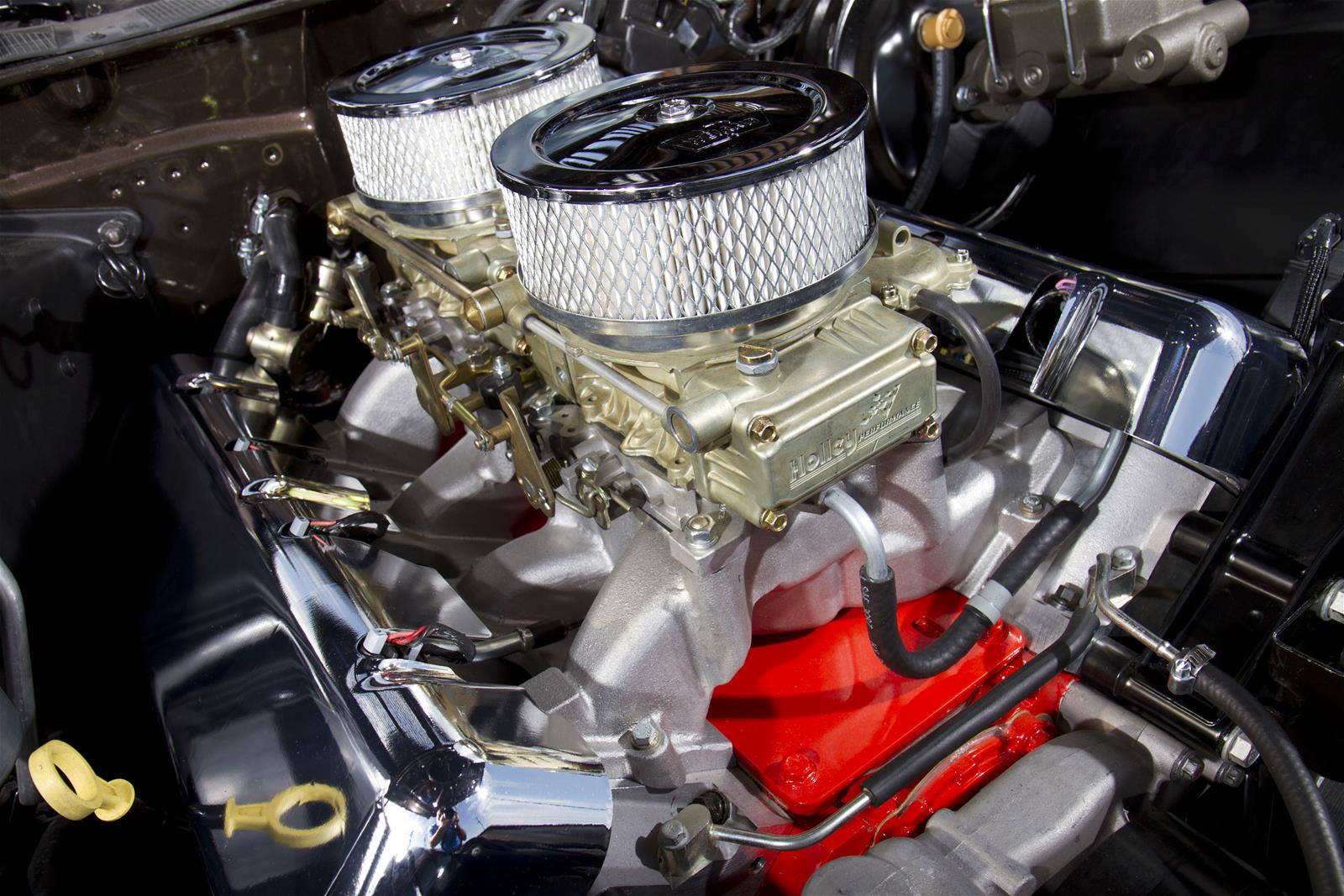 Holley 300-120 Holley LS 2x4 Dual Plane Carbureted Intake Manifolds ...