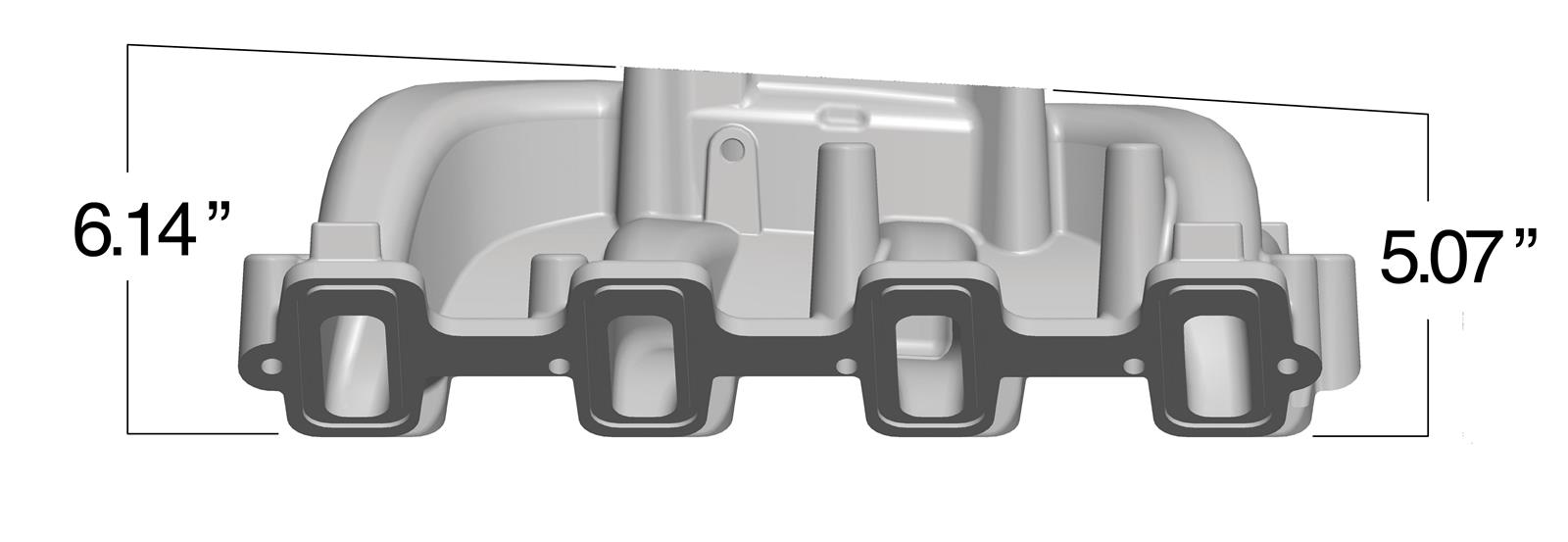 CHEVROLET Holley 300-130BK Holley LS Mid-Rise Carbureted Intake ...