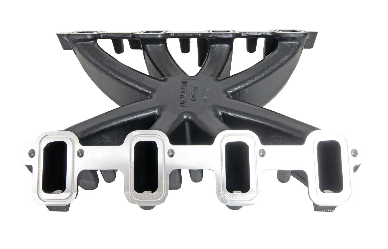 Holley 300-136BK Holley EFI LS Single Plane Mid-Rise Intake Manifolds ...