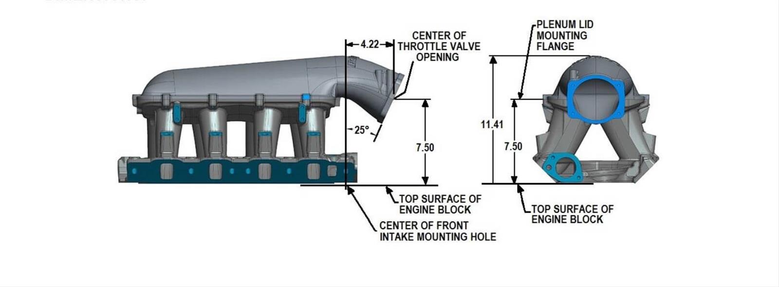 Holley 300-241 Holley 351W Ford Hi-Ram EFI Intake Manifolds | Summit Racing