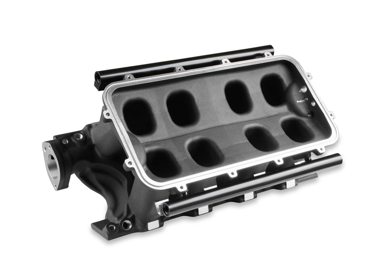 Holley 300-306BK Holley SBF Hi-Ram EFI Intake Manifolds with Side-Mount ...